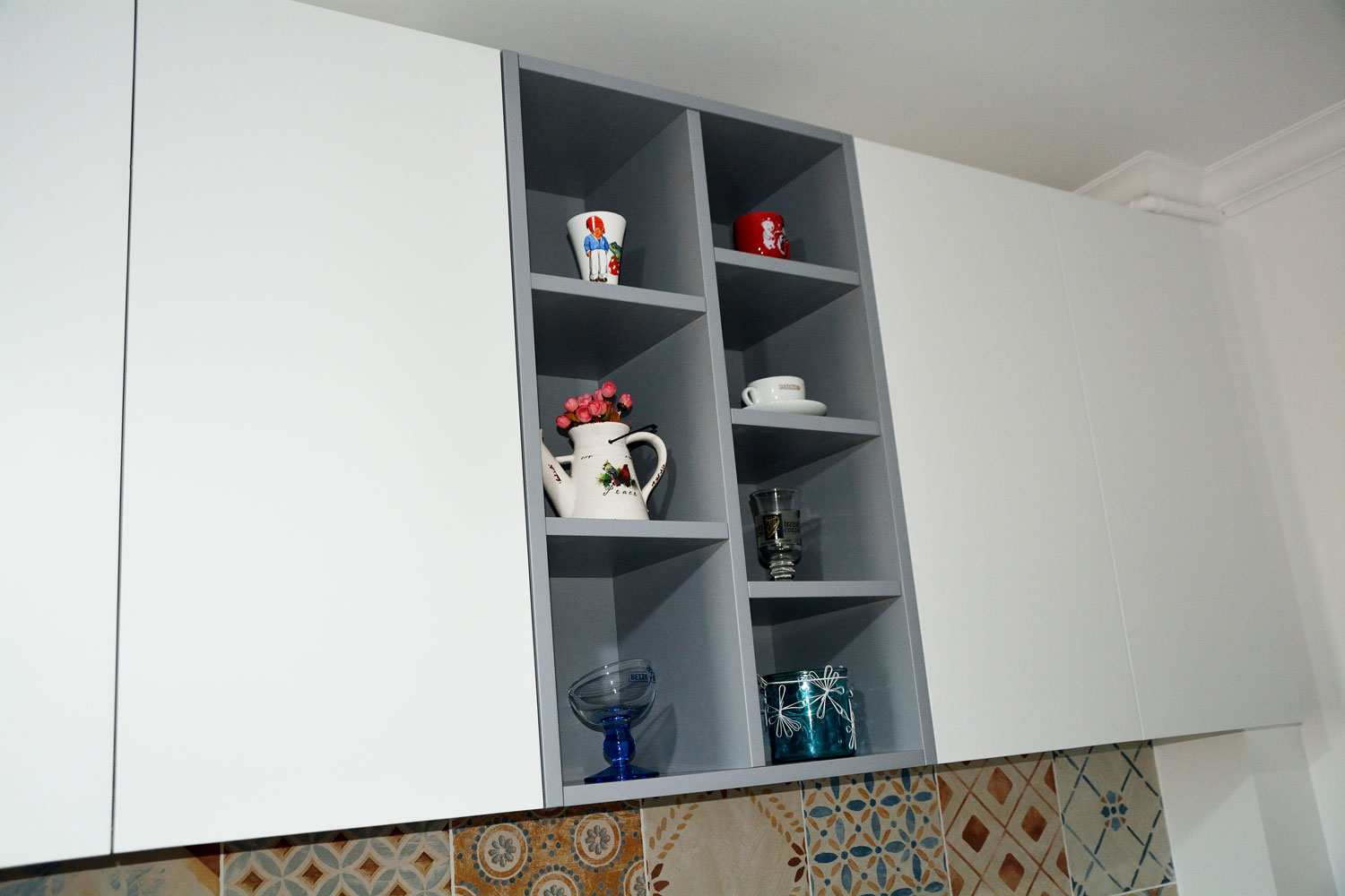 Bucatarie MDF Gri Deschis – Yulmob
